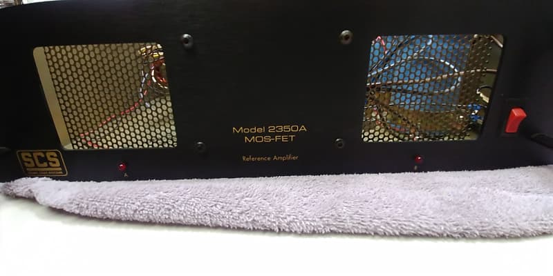SCS 2350a stereo power amplifier for parts only, Not complete | Reverb