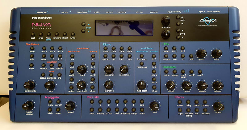 Novation Nova Desktop 16 voices multitimbral digital synth - | Reverb