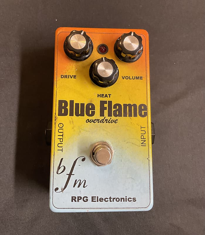 RPG Electronics Blue Flame Overdrive pedal 2000s | Reverb