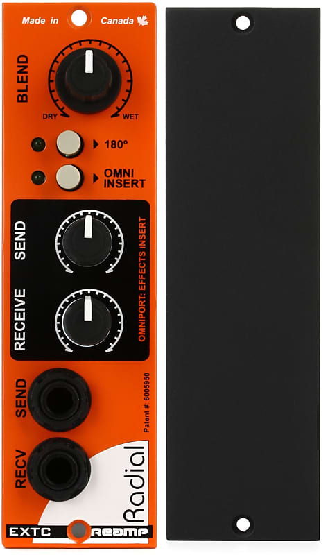 API 5B1 500 Series Blank 1-Slot Panel - Black Bundle with | Reverb