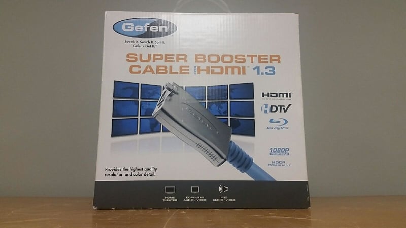 Gefen EXT-HDMISB-50 Super Booster Cable for HDMI 50ft | Reverb