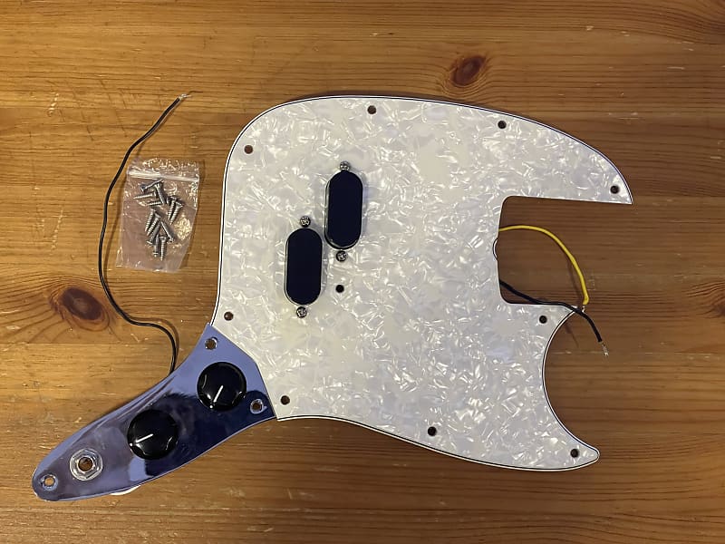 Fender Vintera 60s Mustang Bass LOADED PICKGUARD Guitar | Reverb