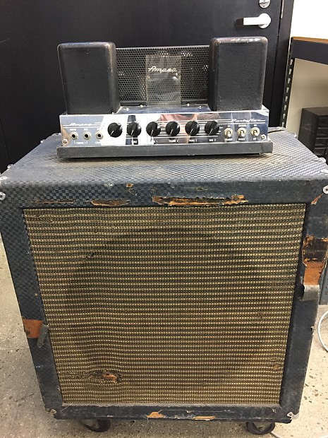 Ampeg B18 early 60's Blue Check | Reverb
