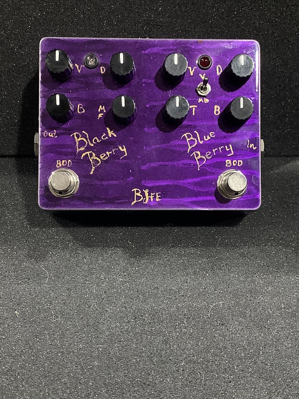 BJFE Blue and Black Berry Bass Overdrive 2023 | Reverb