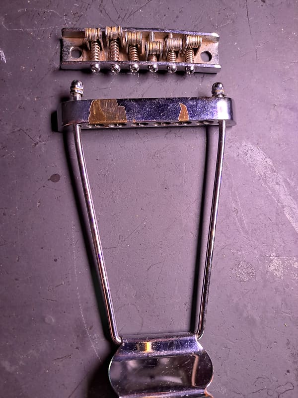 Mosrite 12 string bridge and tailpiece 1960s | Reverb