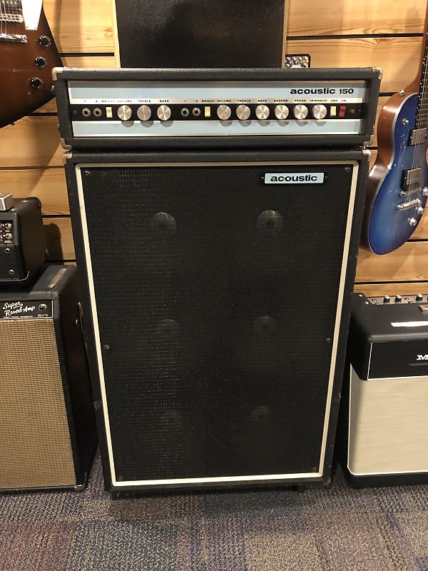Acoustic 150 W/ Matching 6X10 Cabinet 1969 Stack | Reverb