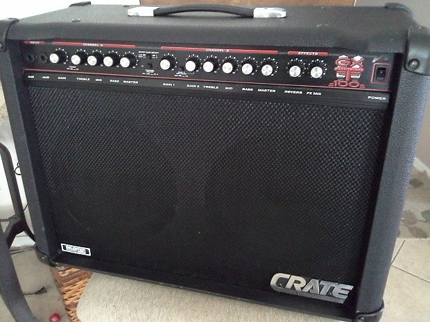 Crate GXT100 Duel Triode 12AX7 Preamp 210 60 Watt Combo Amp | Reverb