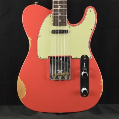 Fender Custom Shop '64 Tele Relic - Aged Fiesta Red | Reverb