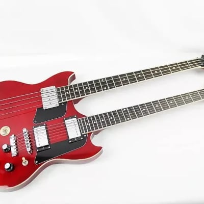 NEW DOUBLE NECK BASS/GUITAR 4/6 STRING EBC STYLE ELECTRIC | Reverb