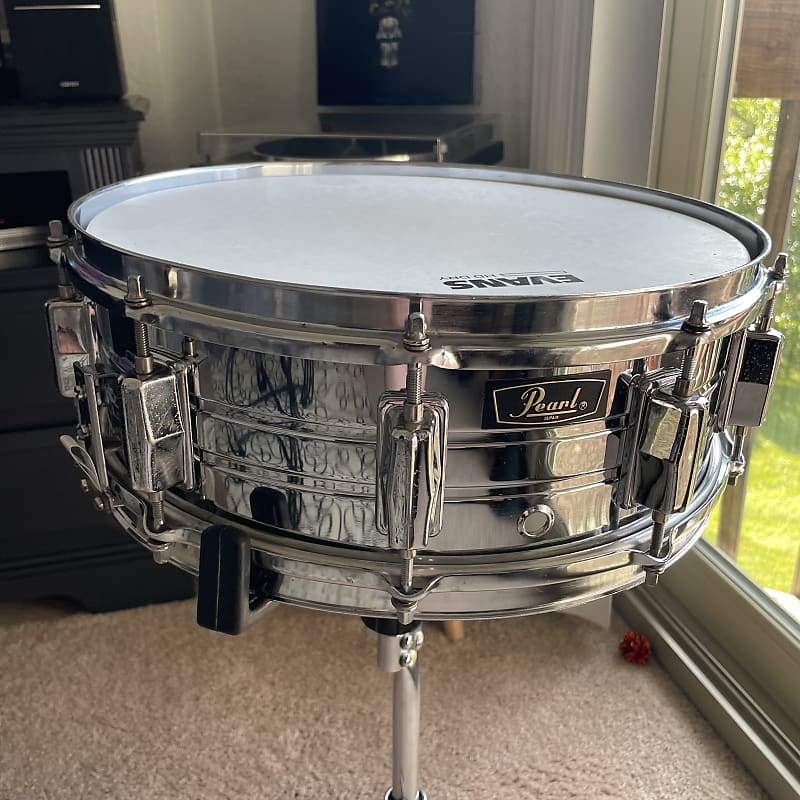 70’s Pearl 14”x5.5” Chrome Over Steel Snare | Reverb