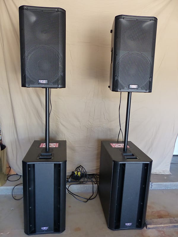 QSC KSub and K12 Powered PA / Sound System | Reverb