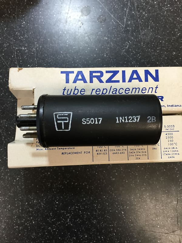 Tarzian S-5017 1965 Metal Solid State Rectifier Tube | Reverb