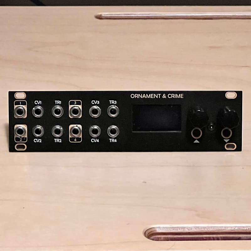 After Later Audio Ornament & Crime 1U Black and Gold | Reverb