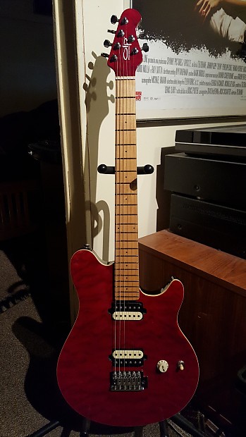 OLP MM1 Licensed by Ernie Ball / Musicman EVH Axis Trans Red | Reverb