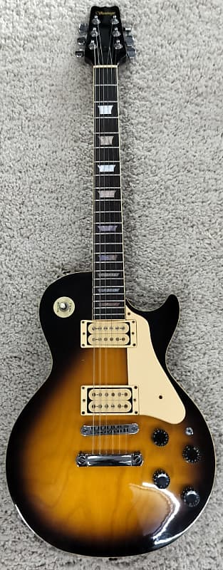 1980's Vintage Vantage Brand LP Style Electric Guitar Made in | Reverb