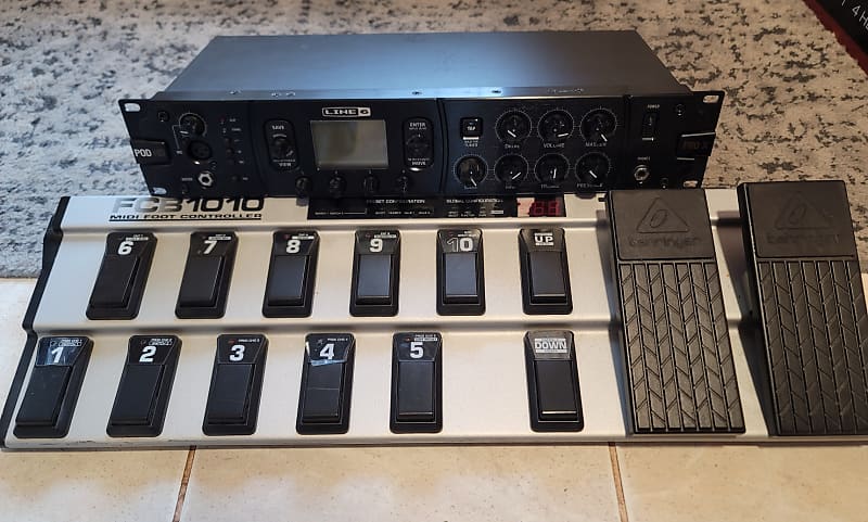 Line-6 POD HD Pro X w/ FCB1010 MIDI controller | Reverb