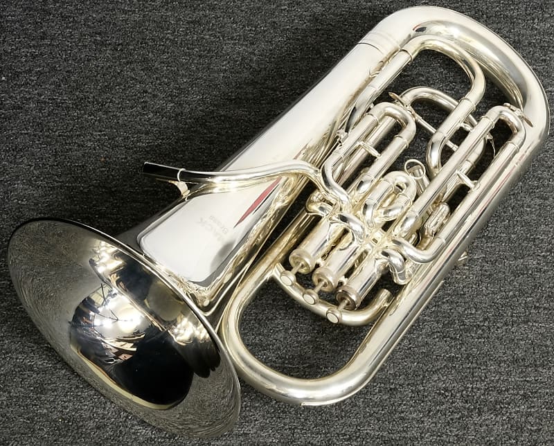 Mack Brass EU1150S 4-Valve Compensating Silver Euphonium | Reverb