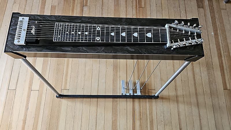 Carter Starter Black Burl 3X4 Pedal Steel Guitar w/Carry | Reverb