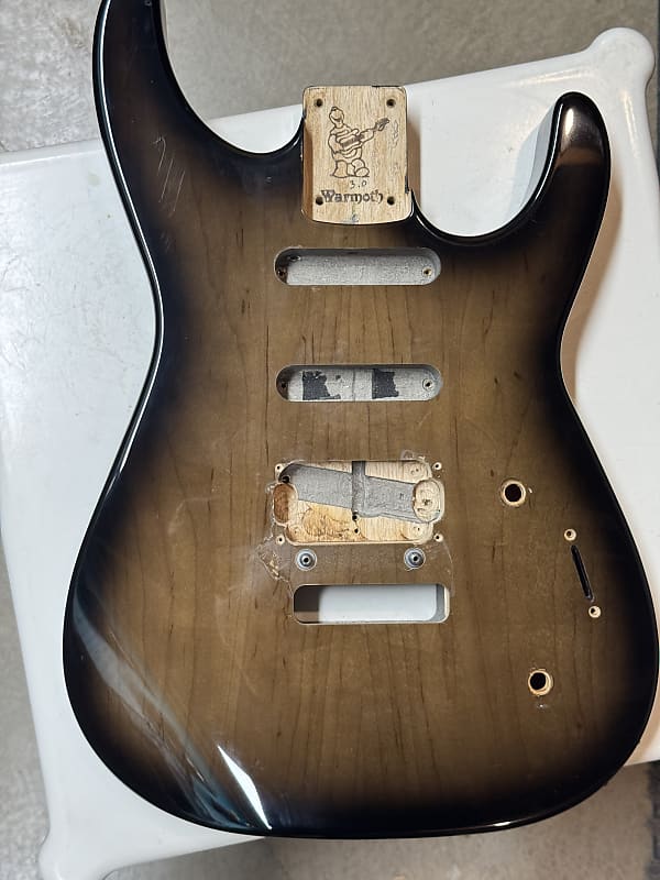 Warmoth Soloist Roasted Ash - Extra Light- HSS | Reverb