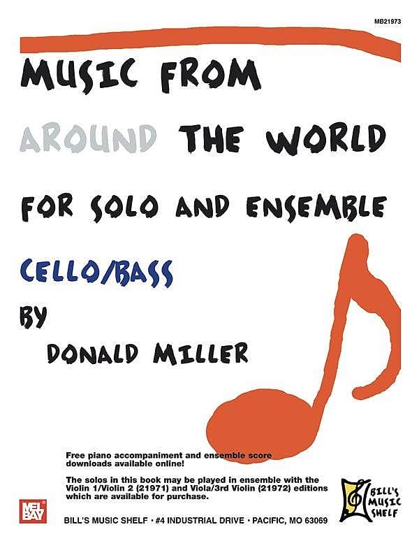 Music From Around The World For Solo & Ensemble Cello/Bass | Reverb UK