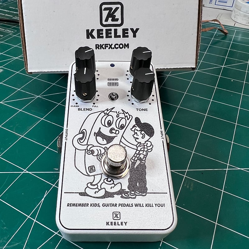 Keeley Compressor Plus - PWKY - Custom Shop 2023 - White | Reverb