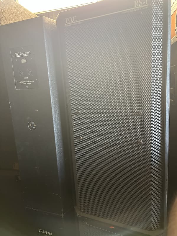 PAS RS-1 TOC System 1 Dual 15" w/1" Coaxial Horn (1 Pair) | Reverb