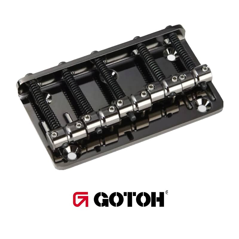 Gotoh 205B-5 | 5-String Bass Bridge | Black | Reverb