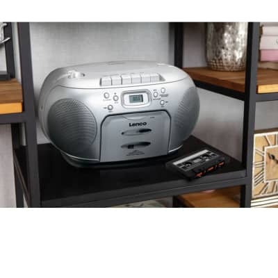 Lenco SCD-420 Silver Portable Stereo with FM | Reverb Deutschland