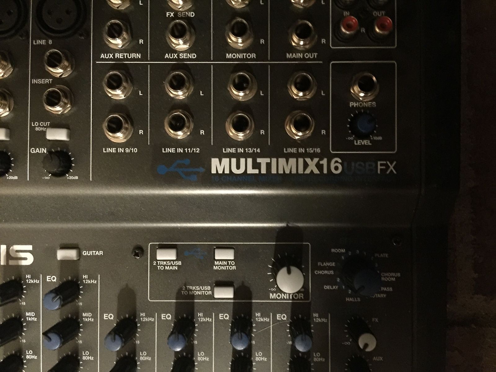 Alesis MultiMix 16 USB FX 16-Channel Mixer with | Reverb Australia