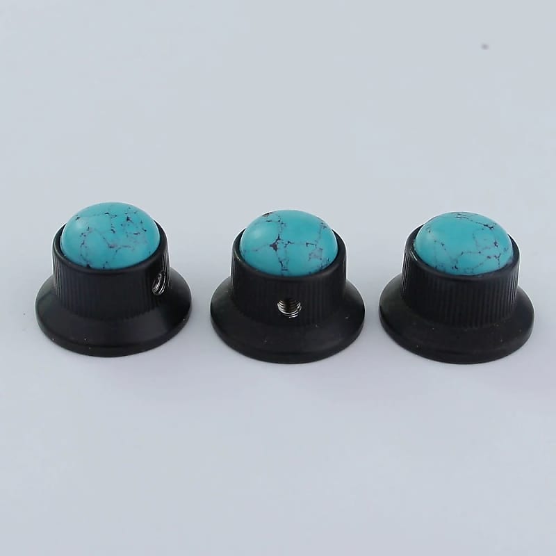 Black Strat Stratocaster Style Guitar Control Knobs | Reverb Canada
