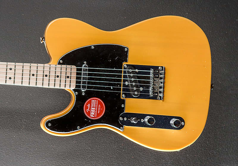 Squier Affinity Series Telecaster Left Hand - Butterscotch | Reverb