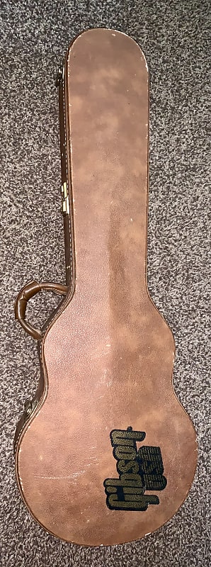 Vintage 1990’s Gibson usa Hardshell case Les Paul pink Brown | Reverb