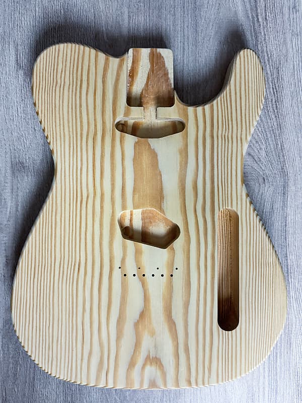 Telecaster Handcrafted Single Piece Body, Pine Wood | Reverb Australia