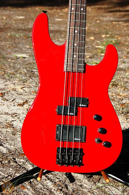 Jackson USA Concert Bass Red 1986 | Reverb