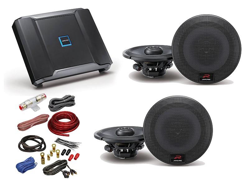 Alpine Type-R Bundle 4 R-S65.2 6.5" Coax speakers with R-A60F | Reverb