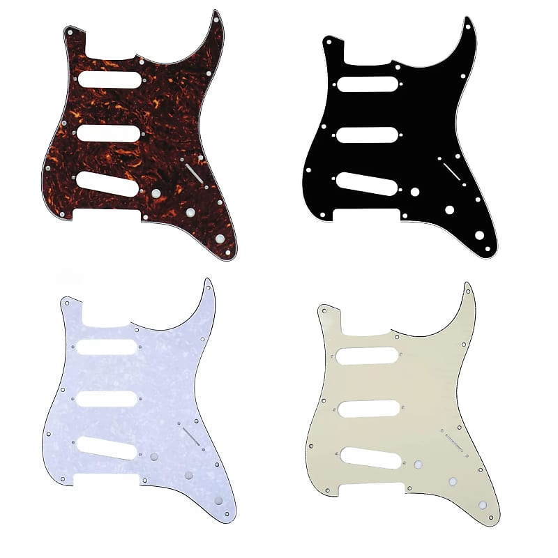 Strat style pickguard bulk discount. 5 guards for half the | Reverb