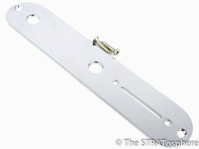 Fender Player Telecaster Tele CONTROL PLATE Guitar 'Chrome | Reverb