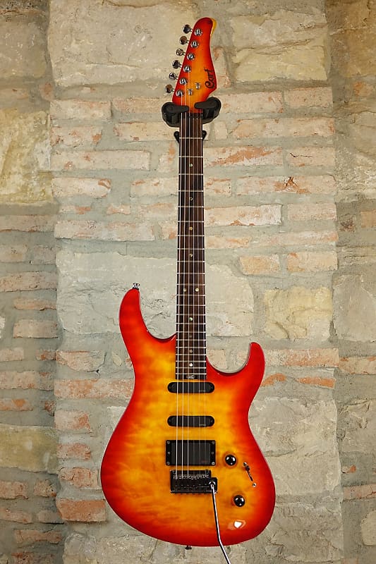 CORT G-CUSTOM CRS - 2013 - Quilt Cherry Sunburst | Reverb