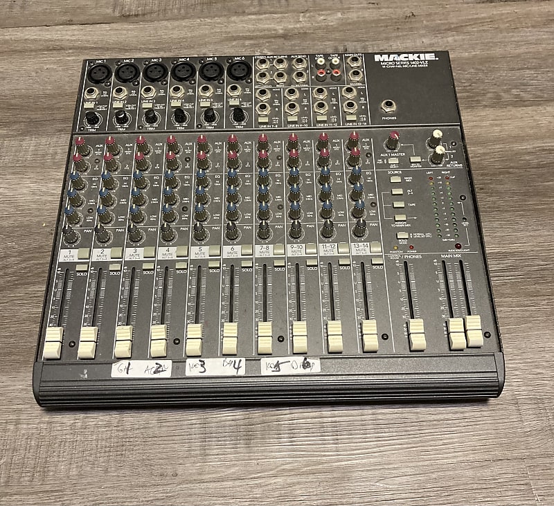 Mackie Micro Series 1402-VLZ 14-Channel Mic / Line Mixer 1997 | Reverb