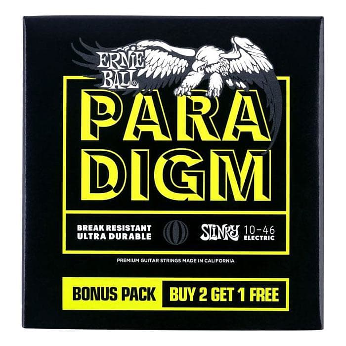 3 Pack! Ernie Ball 3371 Paradigm Regular Slinky Electric | Reverb