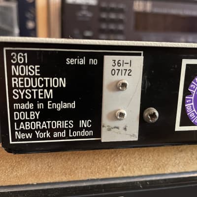 Dolby 361 + cat. 22 card 1960’s | Reverb