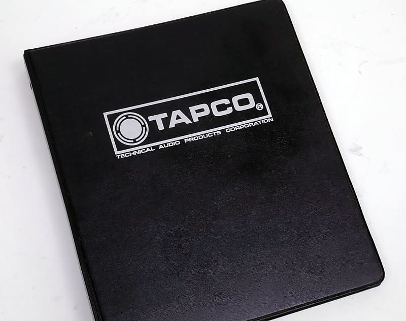 Tapco Dealer Infomation Book 1970s - Books | Reverb