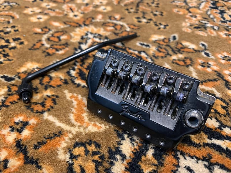 Fender System One 1 Tremolo Bridge System 80's Black | Reverb