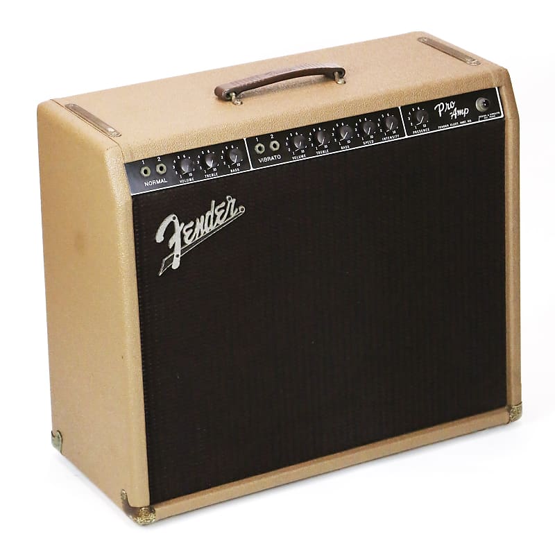 1961 Fender 6G5 Pro Amp Vintage 100% All Original Brown Tolex | Reverb