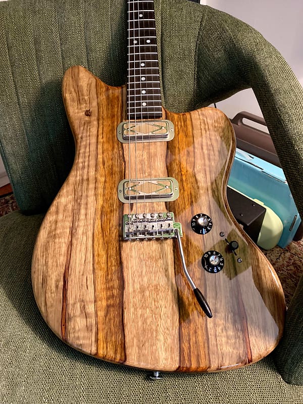 Warmoth Jazzmaster With Curtis Novak Gold Foils and Hard Case | Reverb