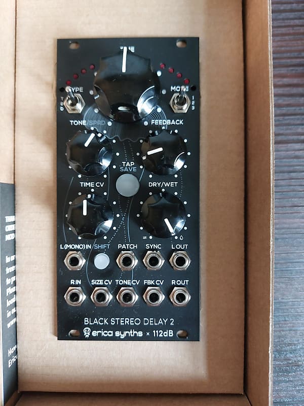 Erica Synths Black Stereo Delay 2 | Reverb UK