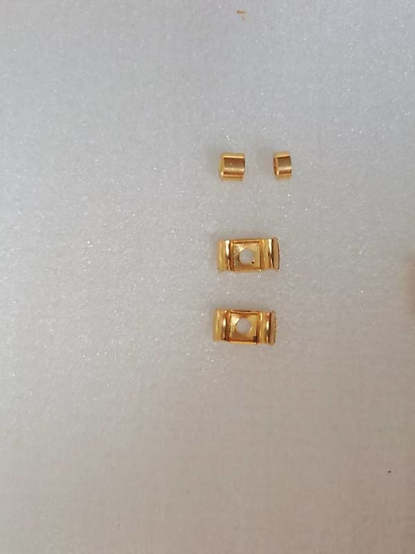 Gold 1 Set Guitar Headstock Vintage String Trees Retainers | Reverb