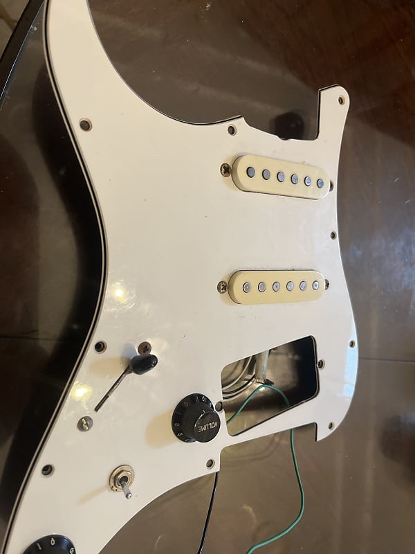 1992 Left handed Fender Stratocaster MIJ loaded pickguard | Reverb