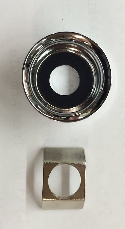 Mighty Mite Telecaster Jack Plate in Chrome | Reverb