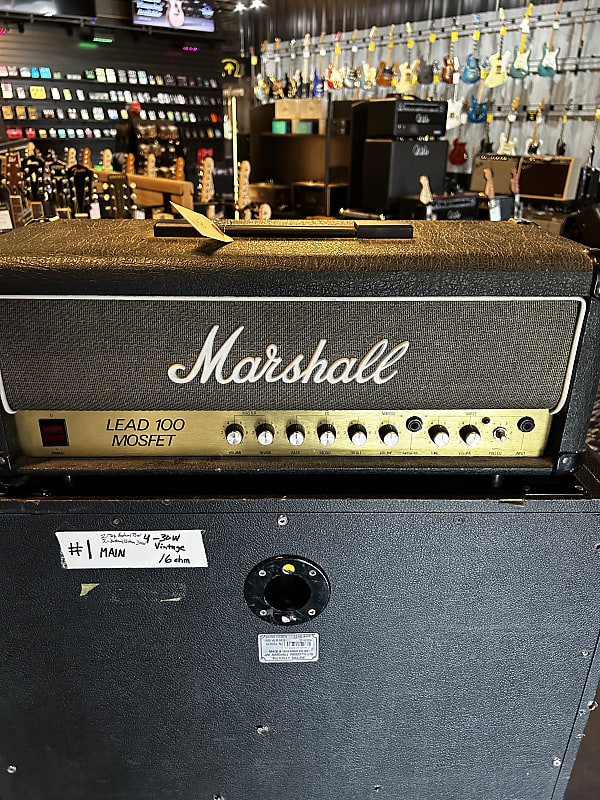 Used Marshall Mosfet Lead 100 head (as is) | Reverb